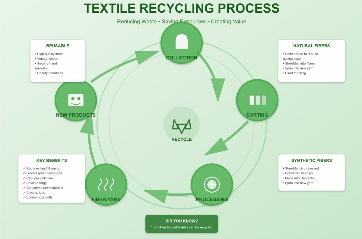 What is Textile Recycling: Definition and Meaning - Textile Apex